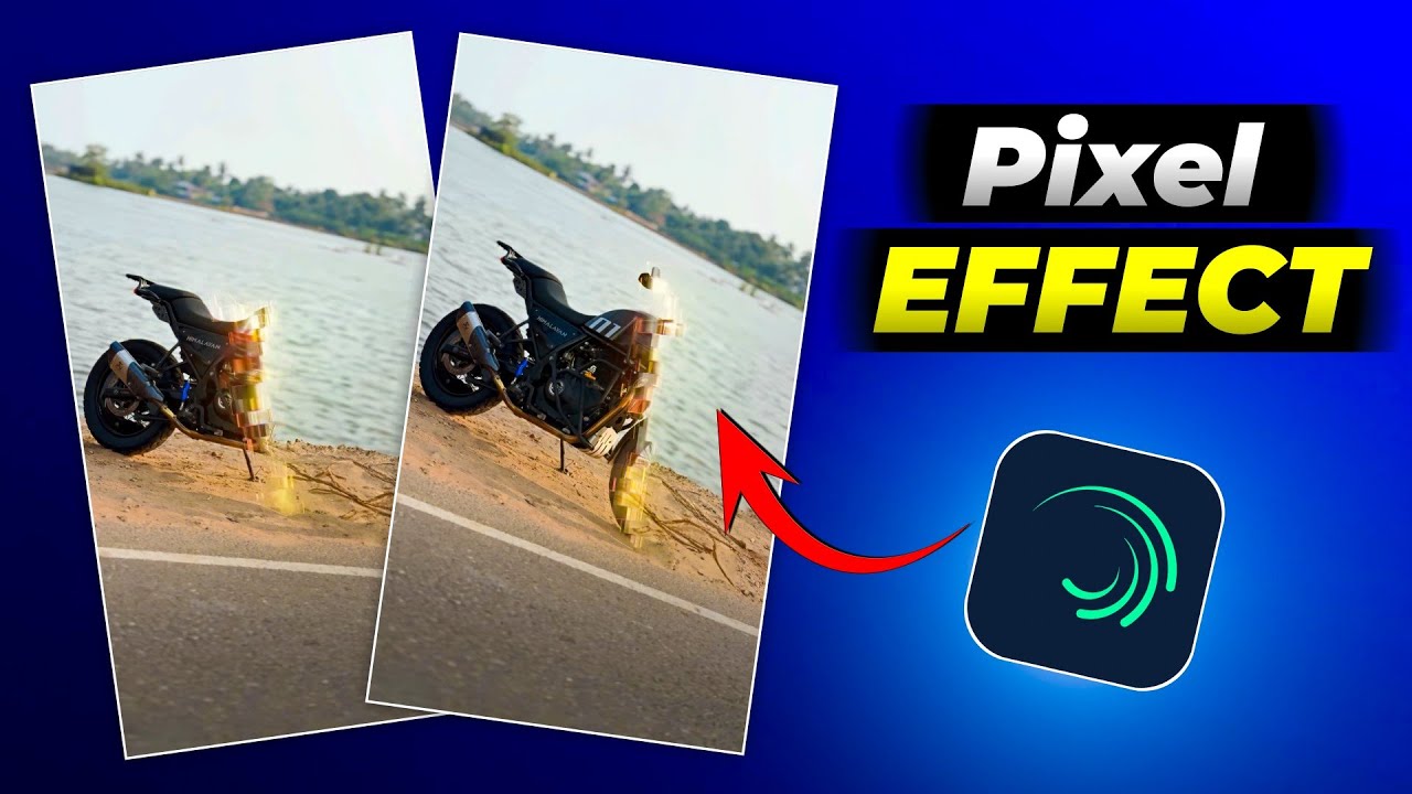 Pixel Glitch Effect Editing in Alight Motion - YouTube