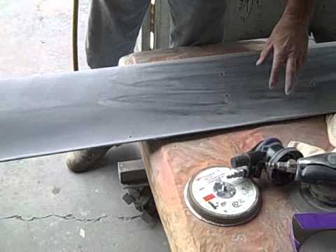SurfPrep Foam Abrasive Disc Scuff Sanding Carbon Fiber Race Wing - YouTube
