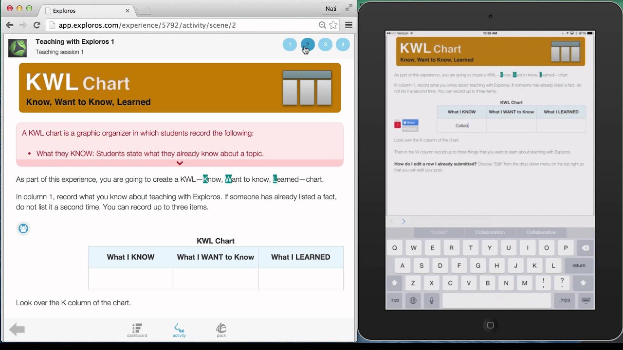 Teaching with exploros 1 - YouTube