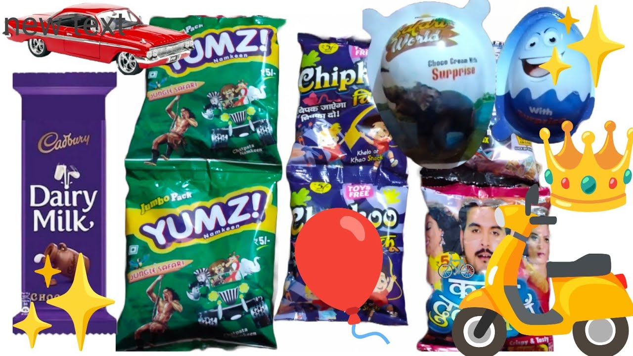 Latest collection of snacks with free gifts & toys inside unboxing and ...