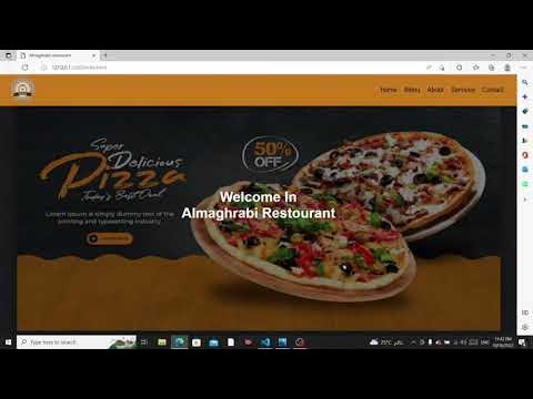Responsive Restaurant Templete HTML CSS AOS /تصميم مطعم متجاوب - YouTube