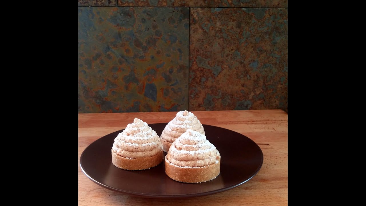 Como preparar Mont Blanc de castañas - YouTube