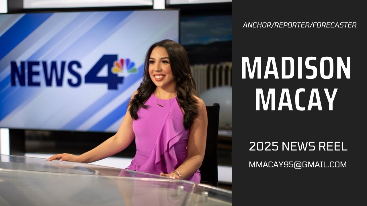 Madison Macay Reporter - Weather Forecaster Reel 2025 - YouTube