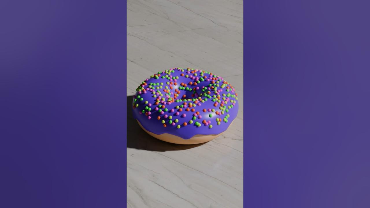 3D Modeling a Blender Donut - YouTube