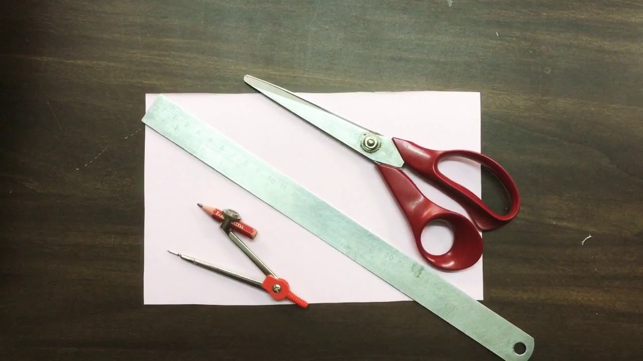 How to make a perfect star shape - YouTube