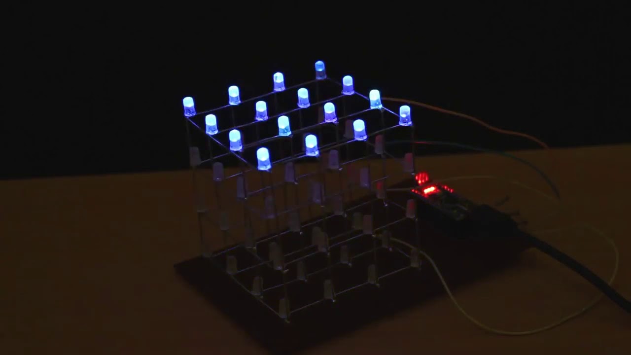 How to make led light cube - YouTube