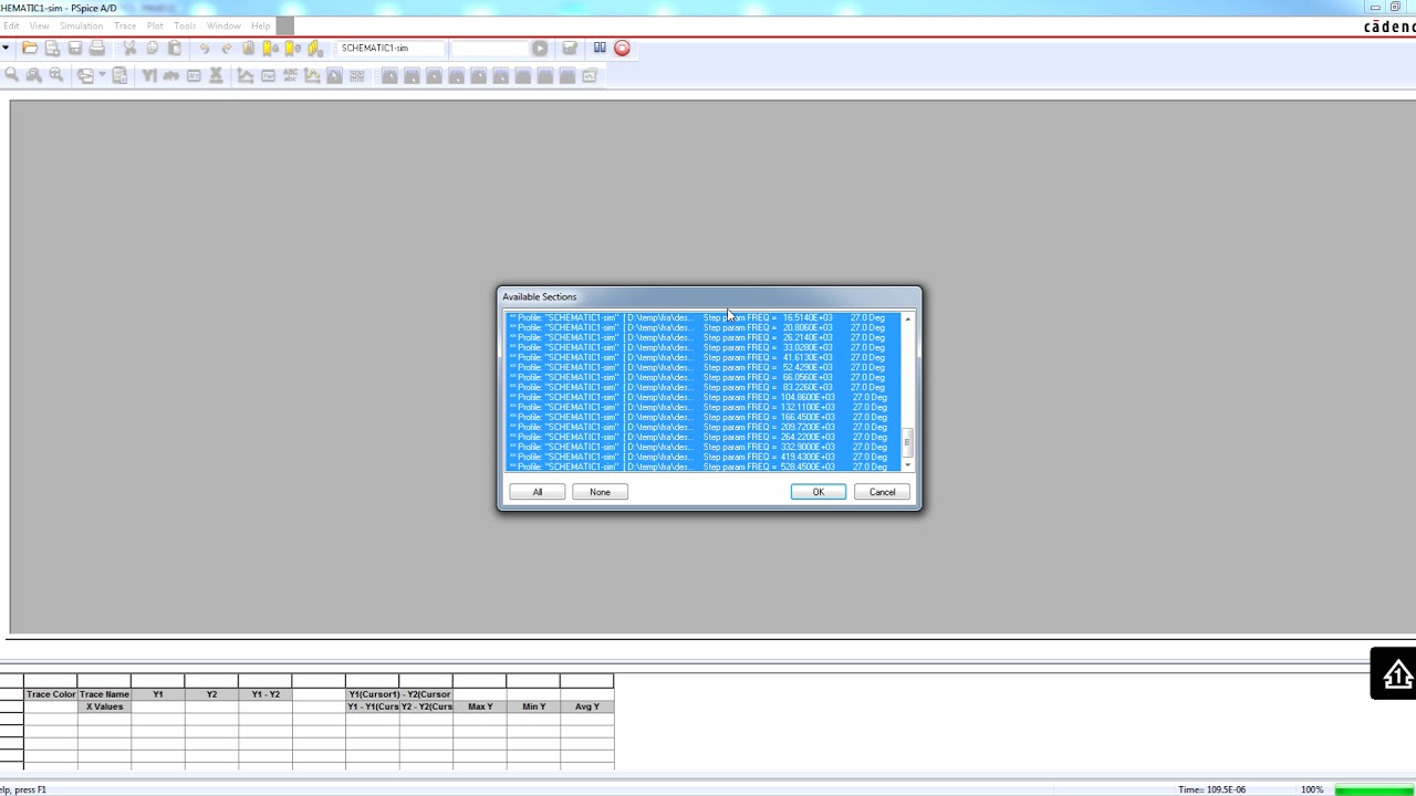 How to calculate Frequency Response of a system in PSpice - YouTube