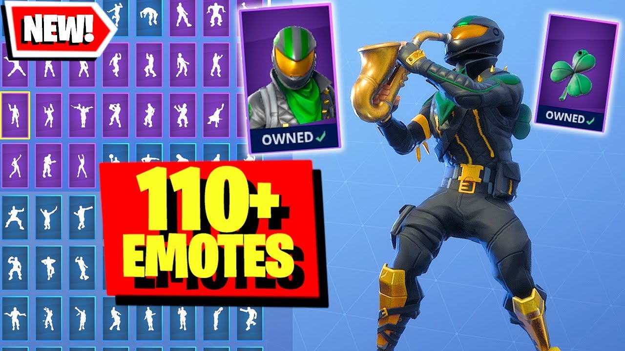 LUCKY RIDER Fortnite combos with 110+ Emotes (including Raining ...
