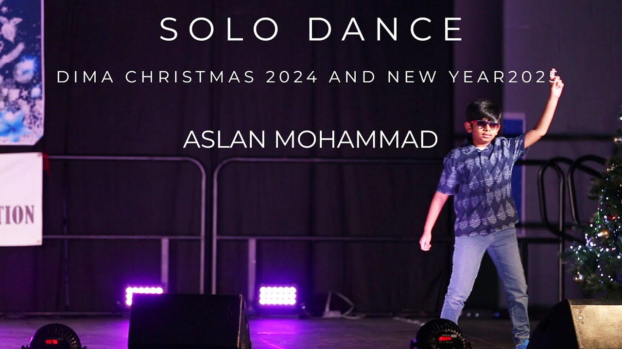 Solo Dance | Aslan Mohammad | DIMA Christmas 2024 - YouTube