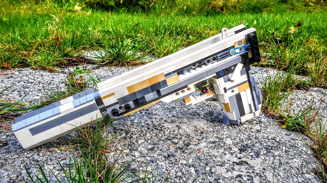 full auto LEGO pistol (KEVIN183) - YouTube