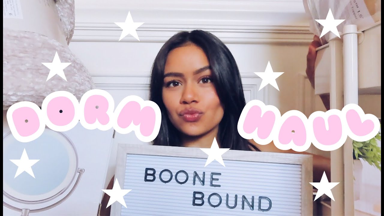 College DORM ROOM Haul! ★ (freshman @ app state) - YouTube