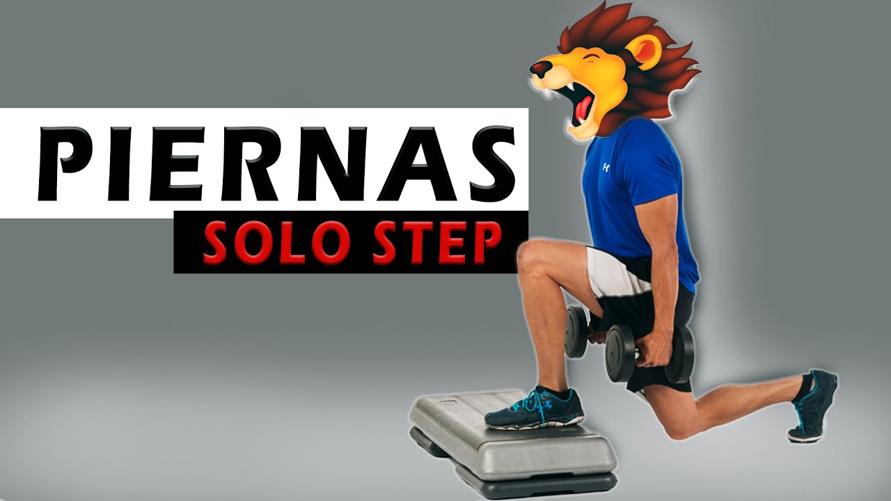 Rutina de GLÚTEOS y PIERNAS con STEP - YouTube