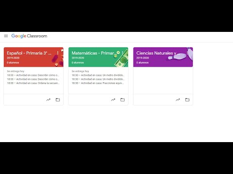 Revisar tareas precargadas en google classroom - YouTube