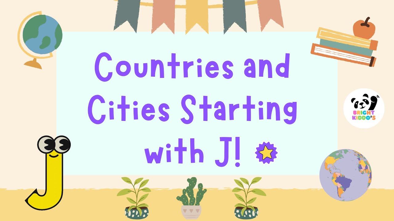 Countries and Cities Starting with J | Fun Geography for Kids - YouTube