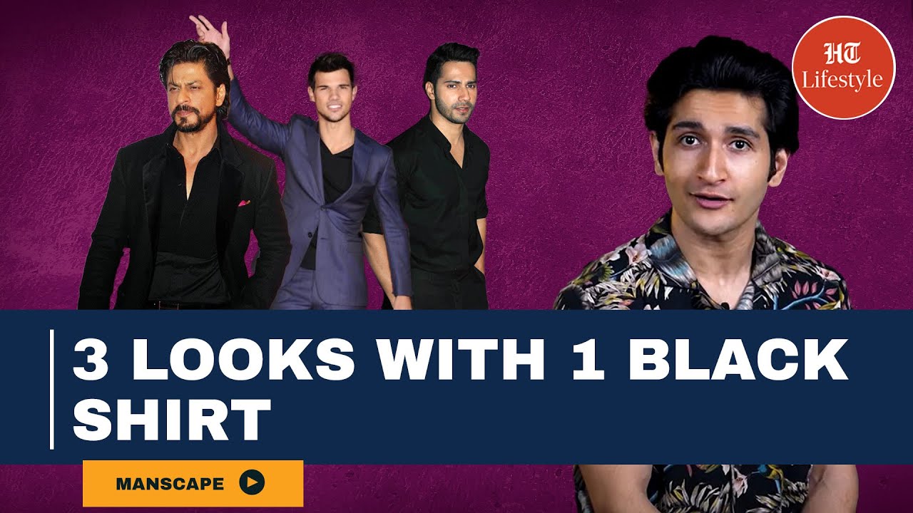 3 Looks with 1 Black Shirt | Manscape - YouTube