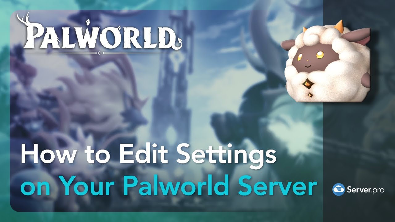 How to configure your Palworld server - Server.pro - YouTube