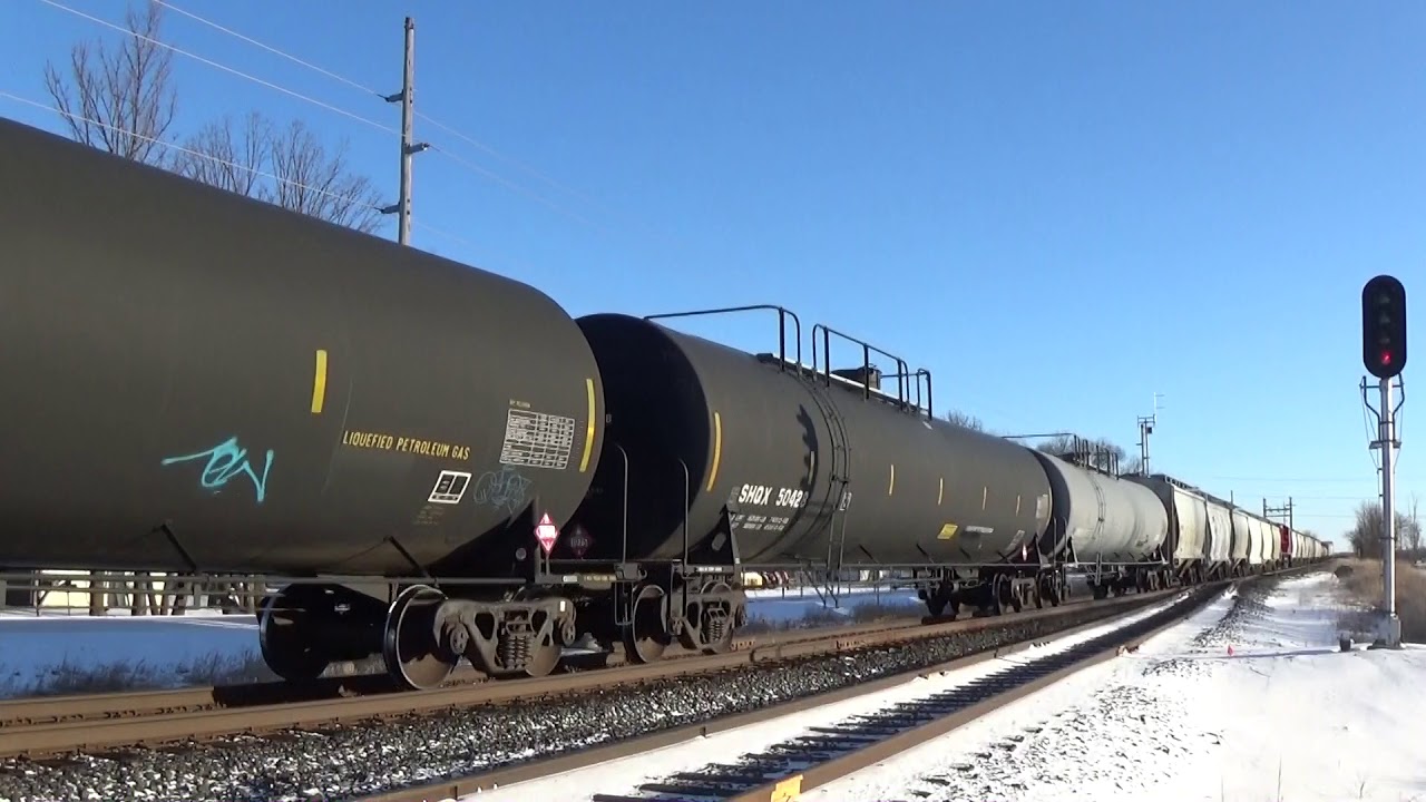 CP 9802 west with a rebuilt AC4400CWM DPU on the CP Paynesville Sub ...