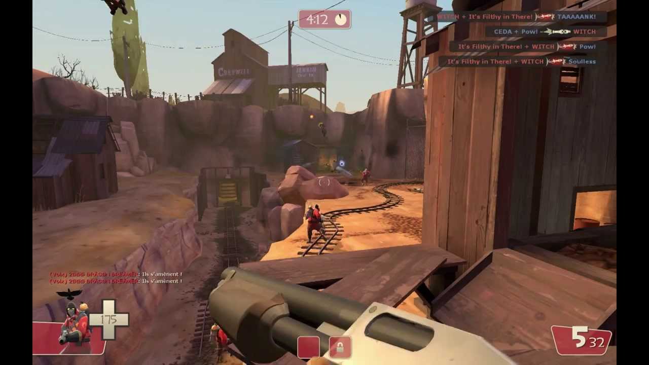 TF2 bot battle 10 : Soldier VS Pyro - YouTube