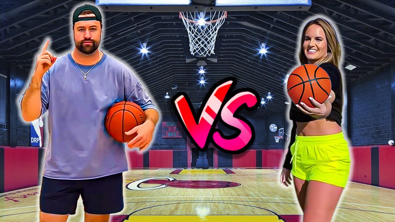 GIRLS vs BOYS Basketball Shooting CHALLENGE - YouTube