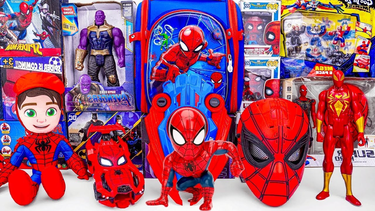 Marvel Spiderman unboxing Toys Review | Spider Man Mask | Spider Man ...
