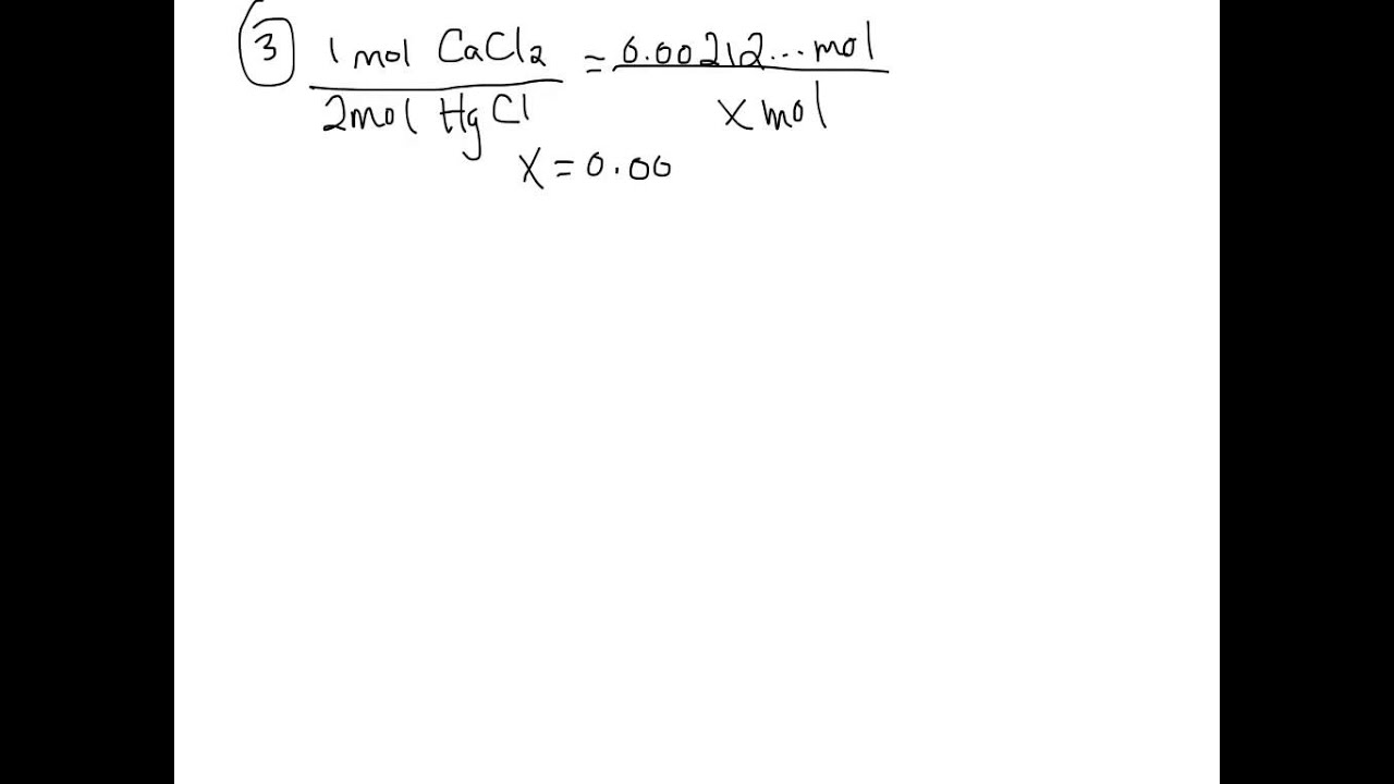 4.7 Solution Stoich - Limiting Reactants Example - YouTube