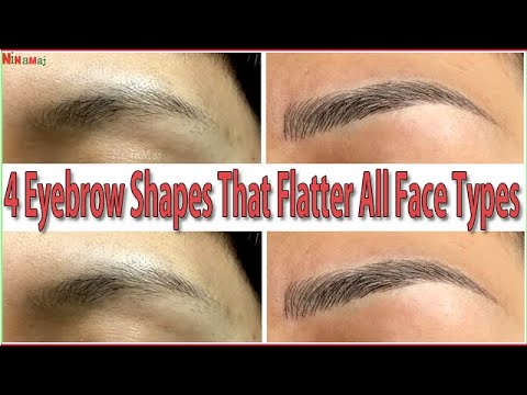 4 Eyebrow Shapes That Flatter All Face Types