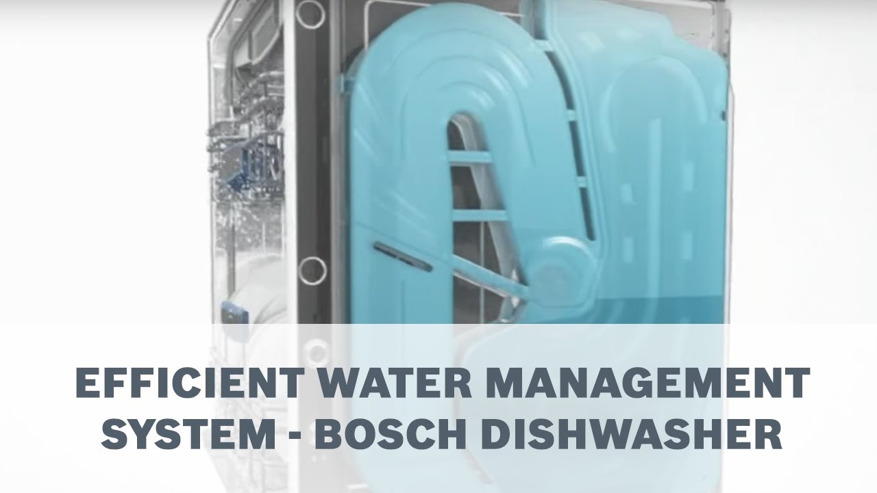 Efficient Water Management System - Bosch Dishwasher - YouTube