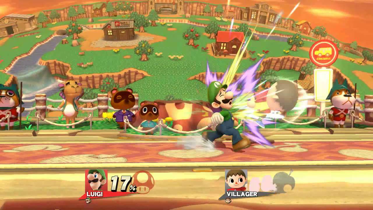 Super Smash Bros. for Wii U - Newcomer Battle - Vs. Villager - YouTube