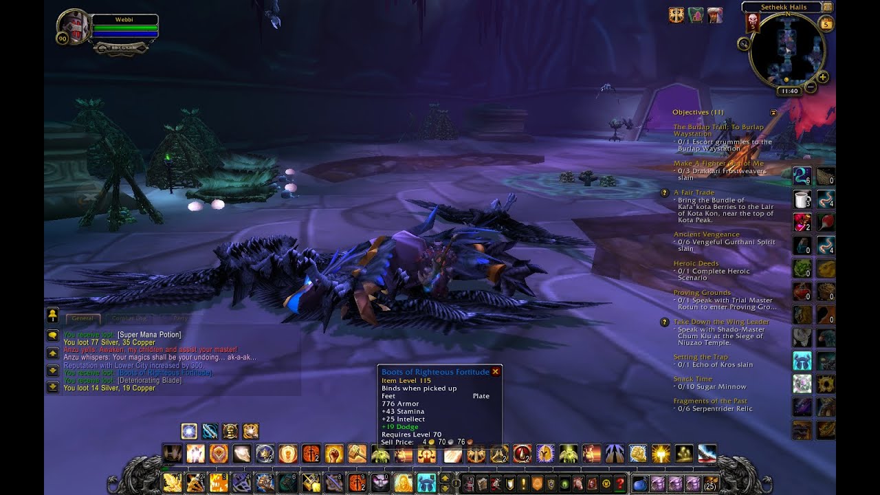 Wow Anzu Dungeon - YouTube