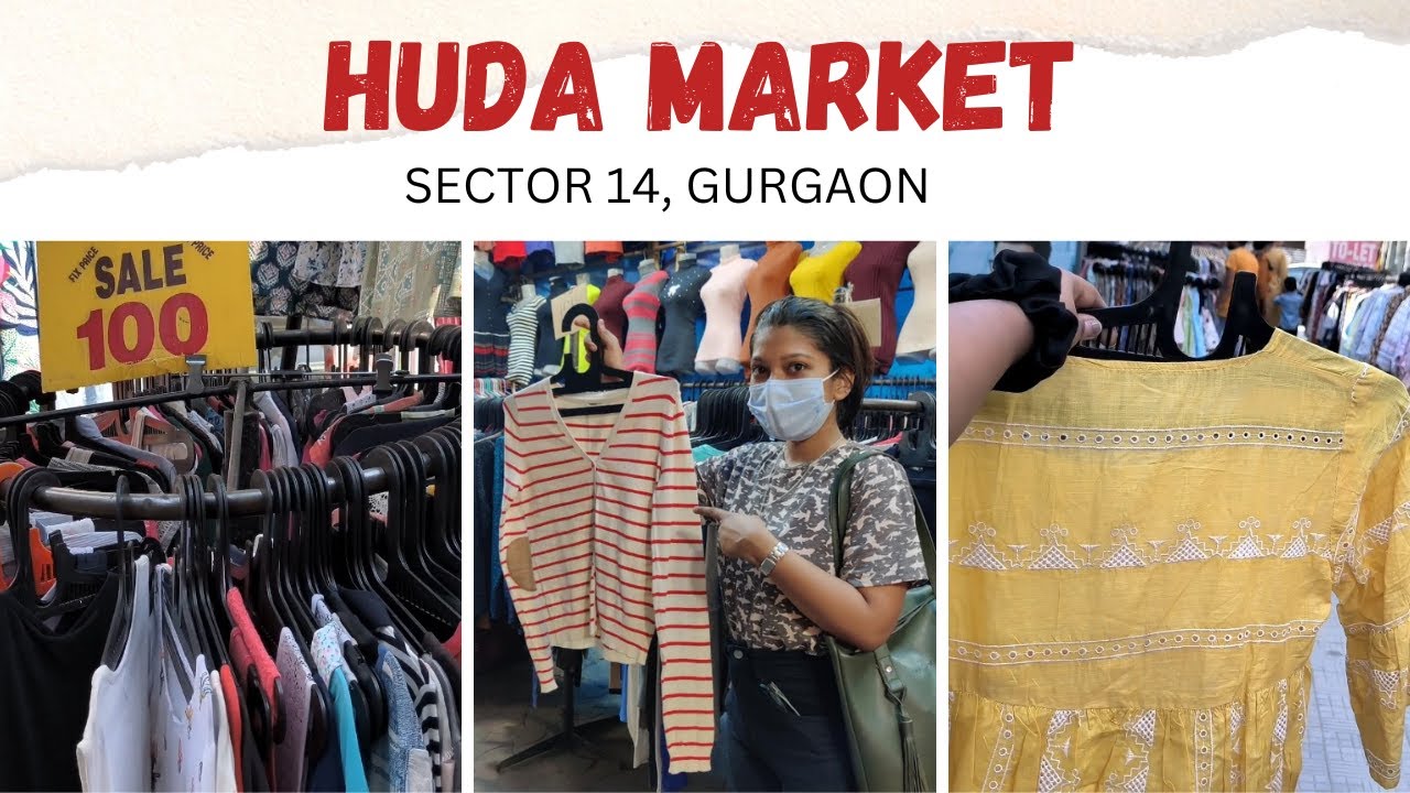Huda Market Sector 14, Gurgaon Mini Vlog || Is this Market mini ...