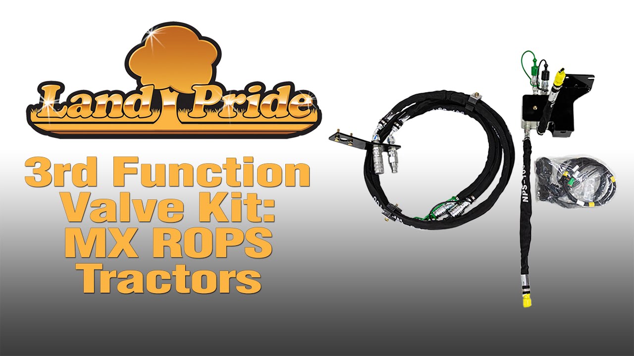 Land Pride 3rd Function Valves | MX ROPS Tractors - YouTube