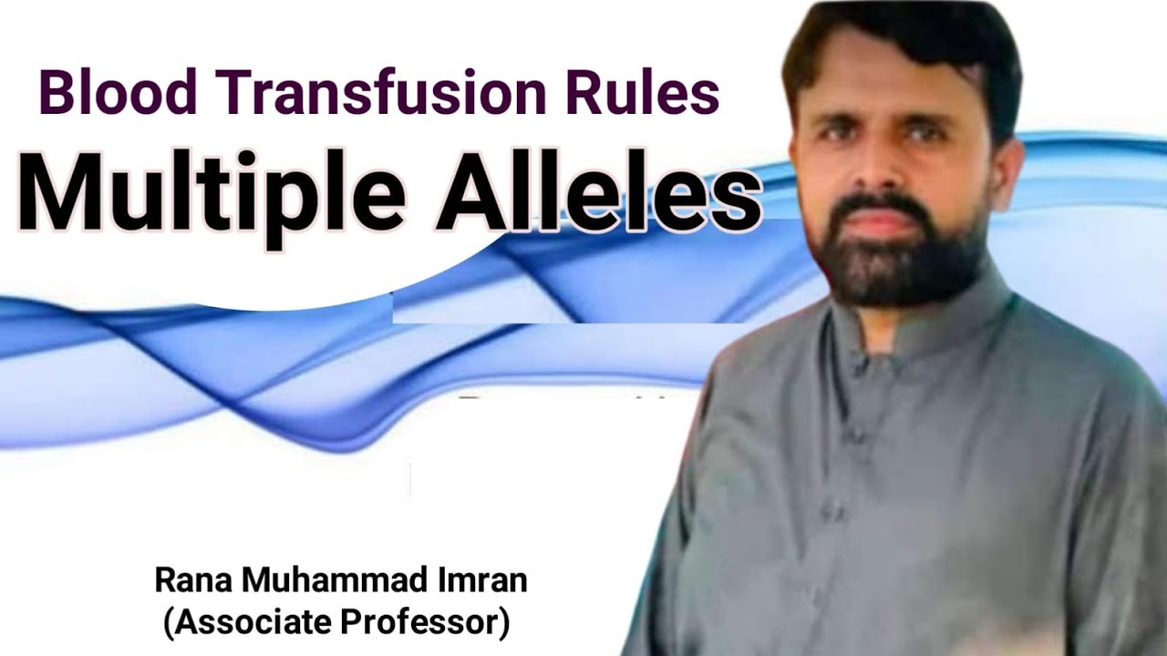 ABO blood group system Blood transfusion rules, Multiple alleles - YouTube
