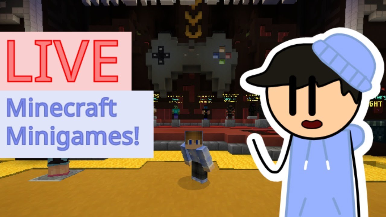 LIVE Minecraft Minigames! - YouTube
