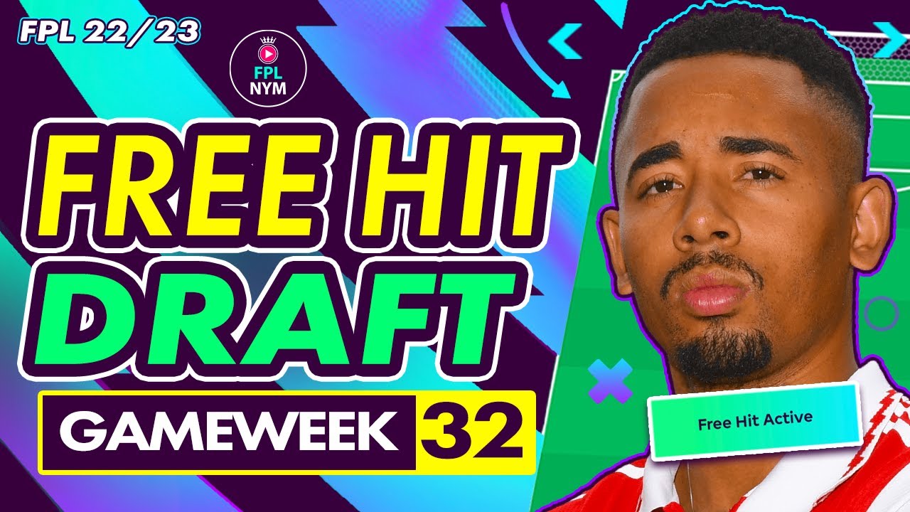 FPL GW32 MY FREE HIT TEAM! | Best Free Hit Template for Gameweek 32 ...