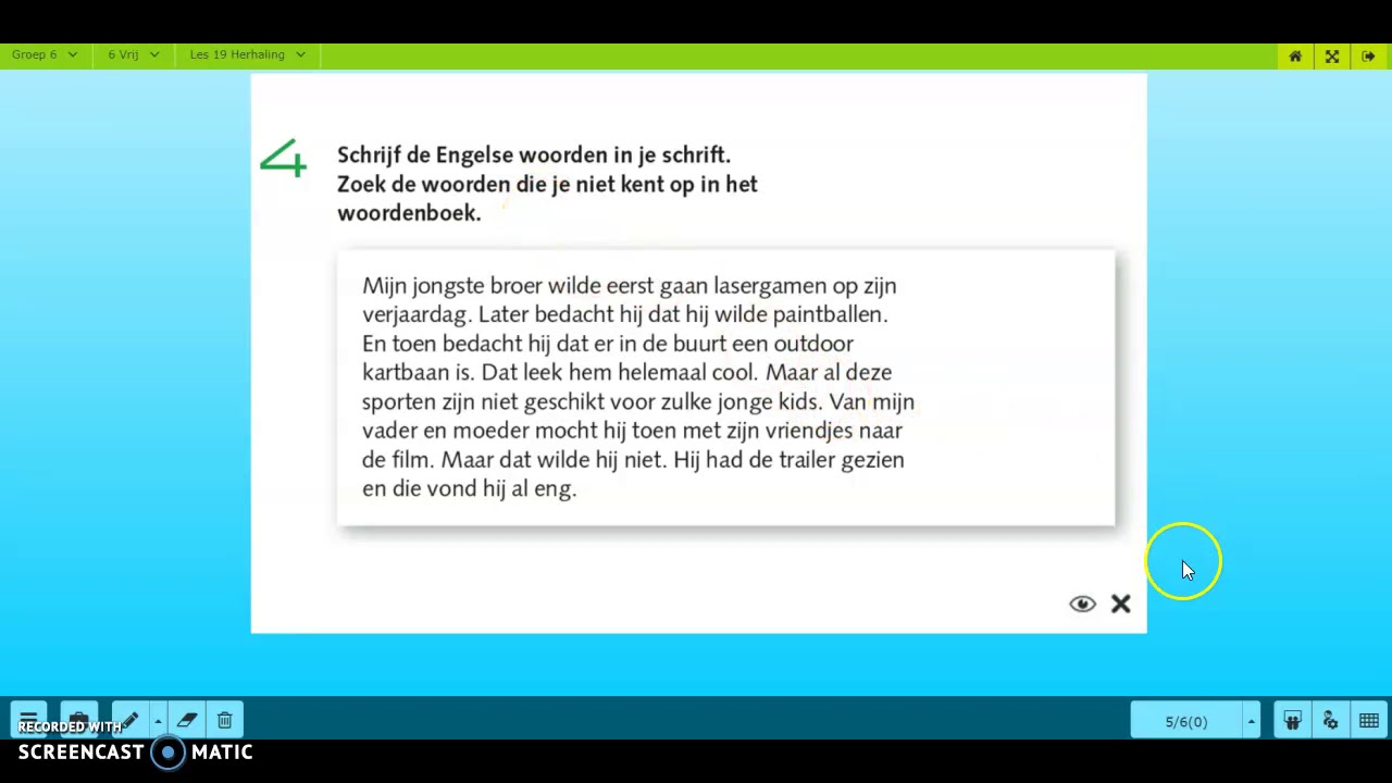 Taal groep 6 Thema 6 Les 19 - YouTube