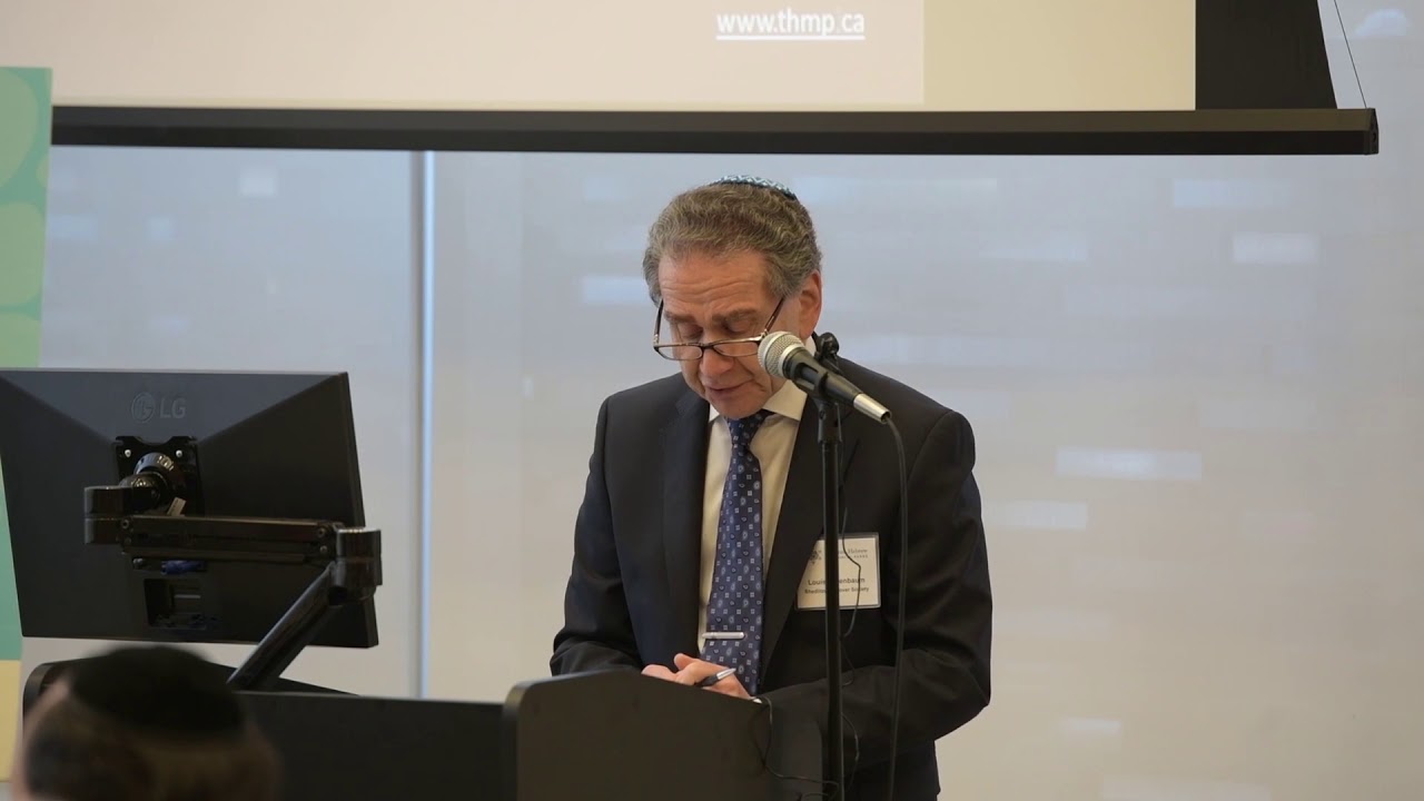 Louis Greenbaum, President, Toronto Hebrew Memorial Parks - YouTube