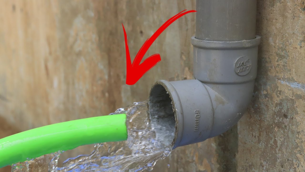 Most plumbers do not know how to install a water pipe in a large pipe ...