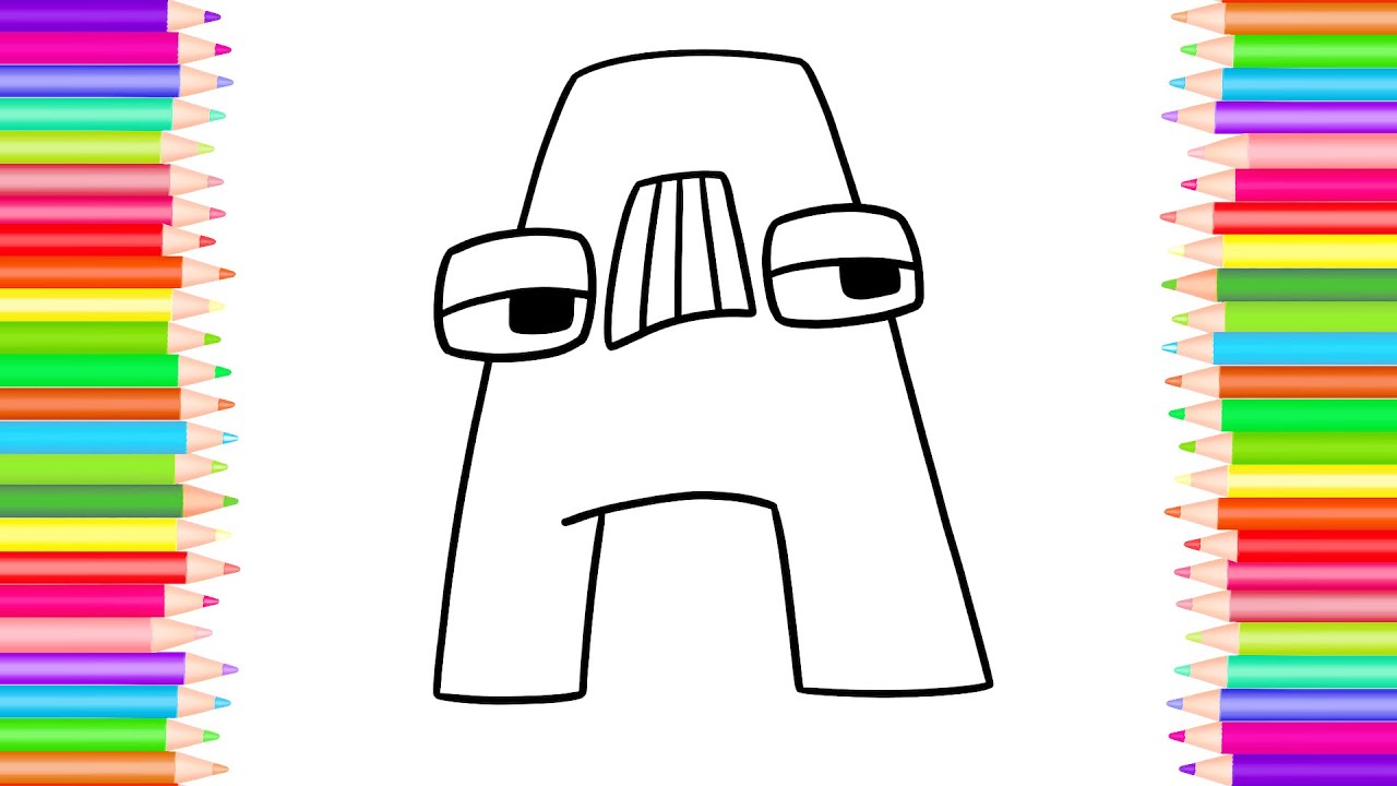 Alphabet Lore Coloring pages How to color Alphabet Lore DRAWING and ...