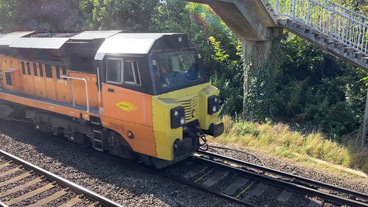 Class 70 | 70816 | Colas Rail Freight - YouTube