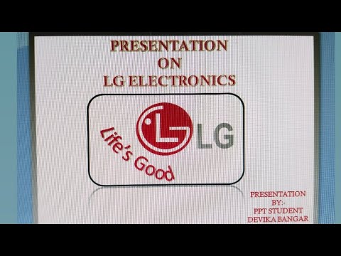 Presentation on LG Electronics From PowerPoint #powerpoint # ...