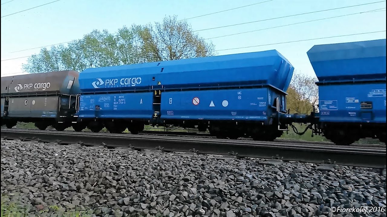 Polski towar na niemieckich torach / Polish freight train on the German ...