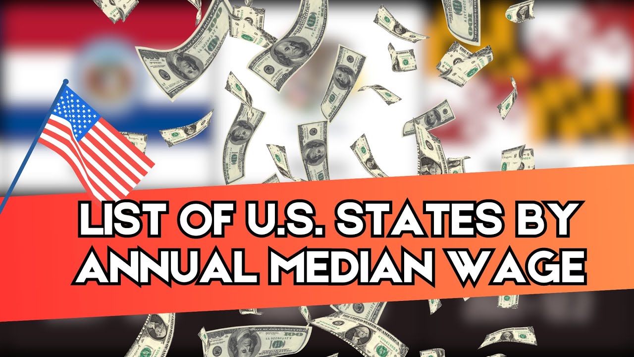 USA State-by-State Salary Comparison: Median and Average Salaries - YouTube