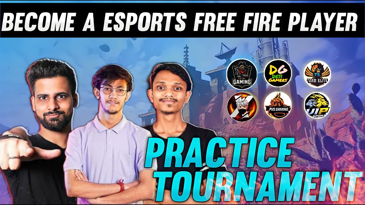 FREE FIRE TOURNAMENT PRACTICE || @Total Gaming @SKYLIVE @ROCKY & RDX ...