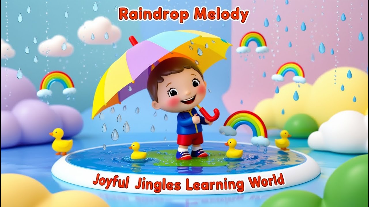 Raindrop Melody | Cute Rain Song for Toddlers and Preschoolers - YouTube