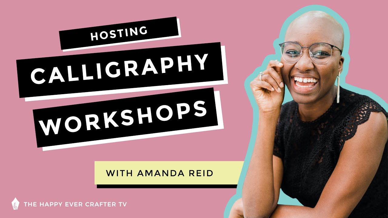 5 Tips for Hosting a Killer Calligraphy Workshop with Amanda Reid - YouTube