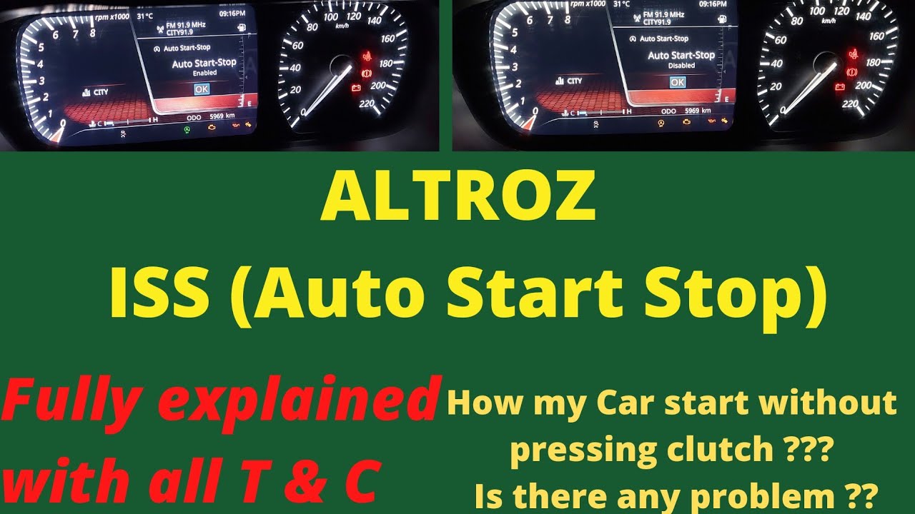 ALTROZ ISS (Idle Start/Stop) Feature fully explained | All T & C | 😯😯😯😯 ...