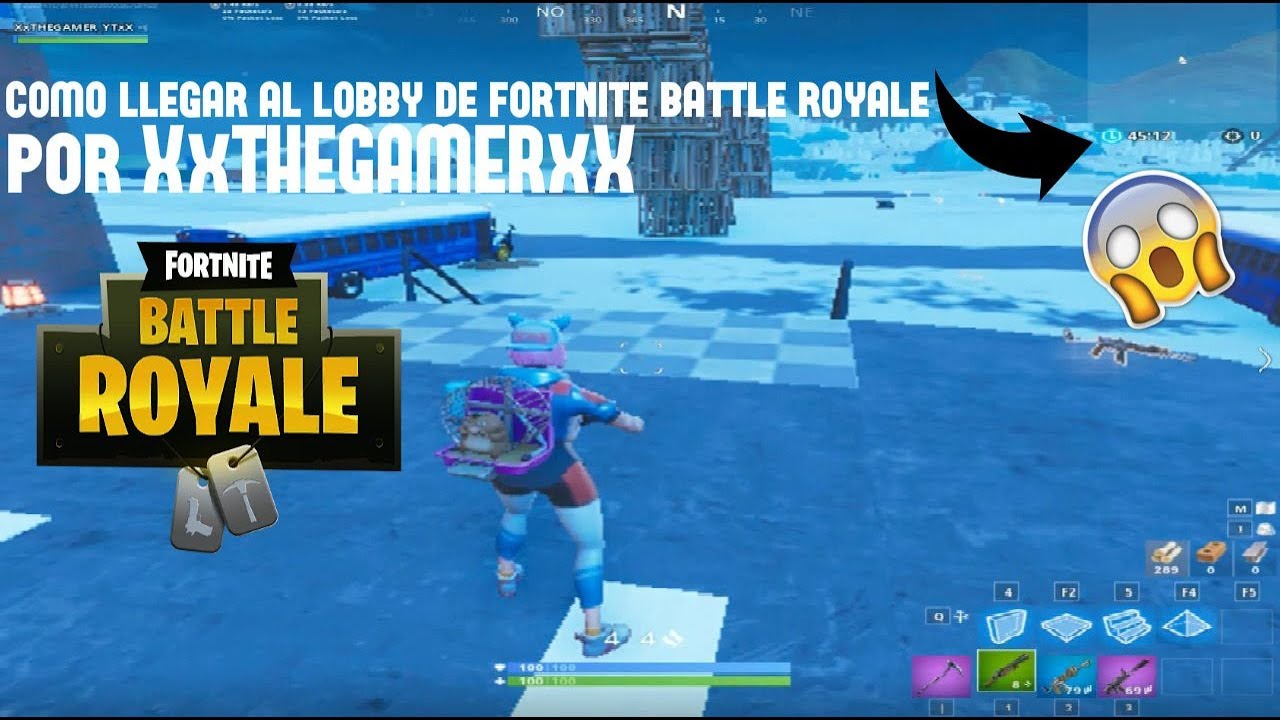 COMO IR AL LOBBY DE FORTNITE BATTLE ROYALE TEMPORADA 7!!! - YouTube