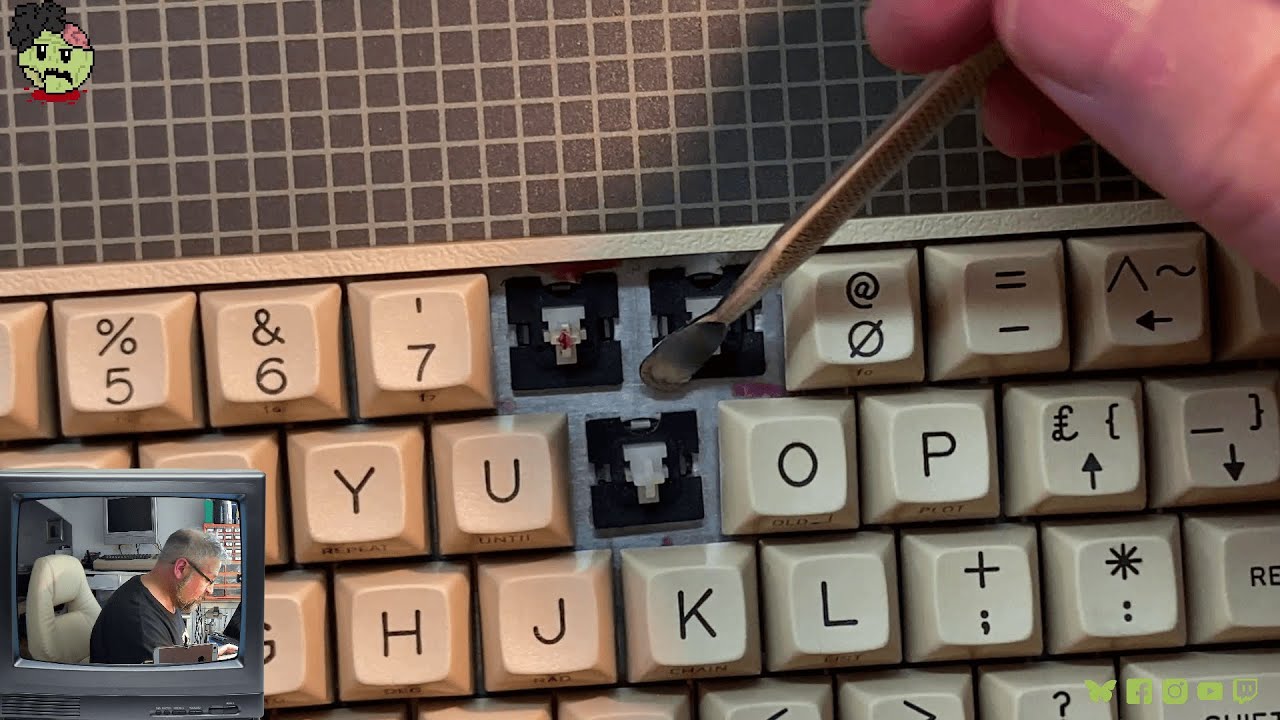 DFR from the Workbench - Fixing Acorn Electron Key Switches - YouTube