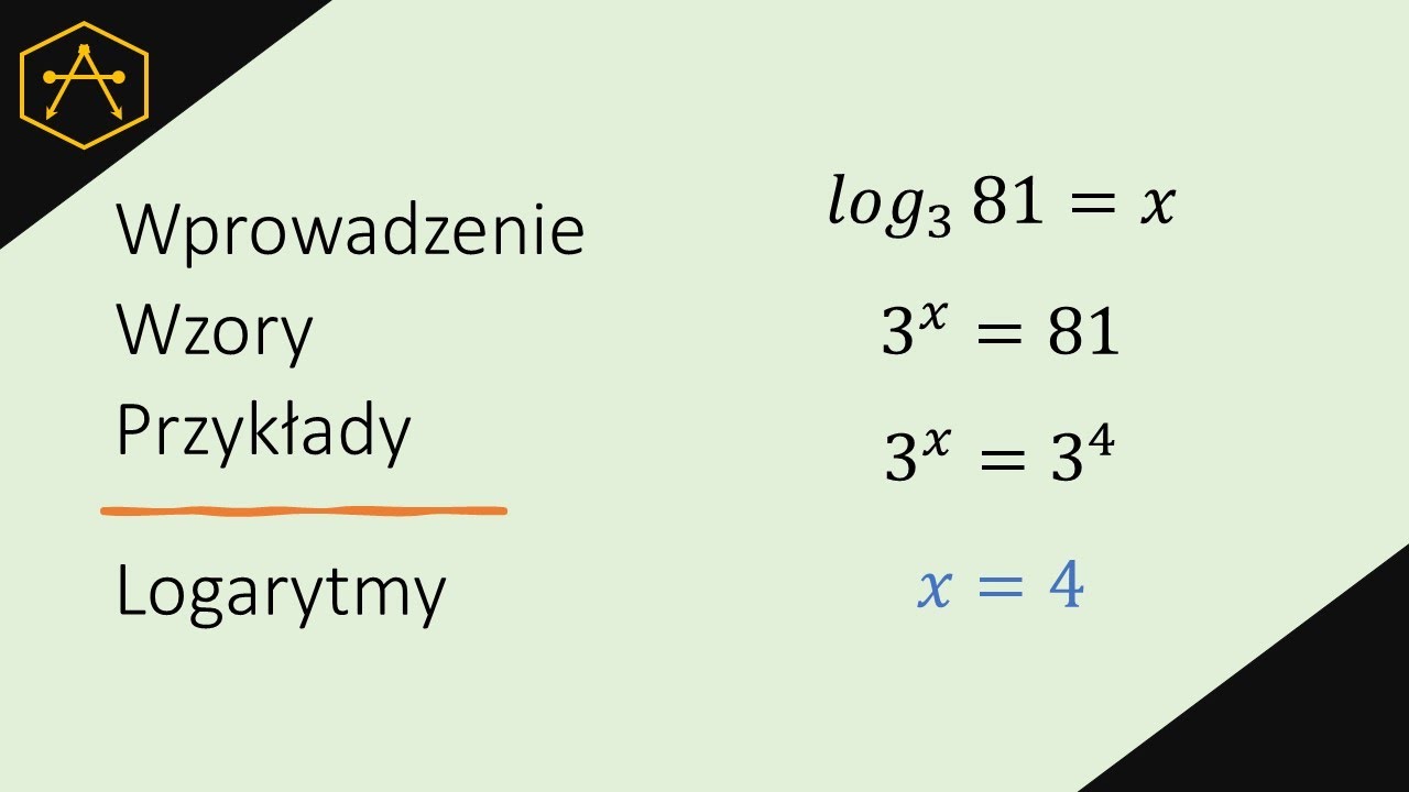 Logarytmy - wprowadzenie. Definicja, wzory, wykres - YouTube
