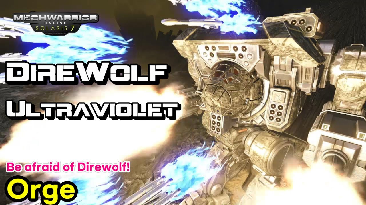 DireWolf Ultraviolet Build | Mechwarrior Online - YouTube